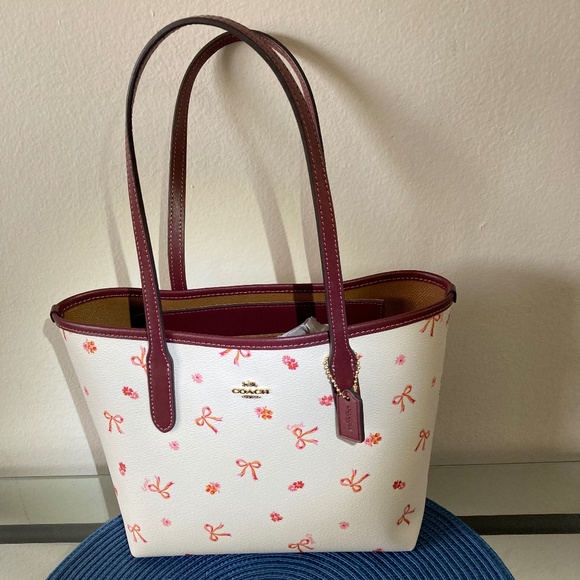 Coach | Bags | Sold Coach Mini City Tote With Bow Tie Print Brand New ...